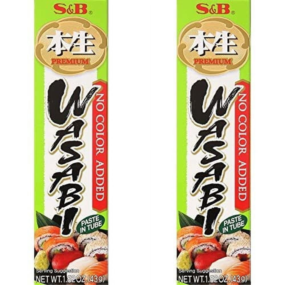 S&B Premium Wasabi Paste in Tube, 1.52 Ounce (Pack of 2) - Walmart.com