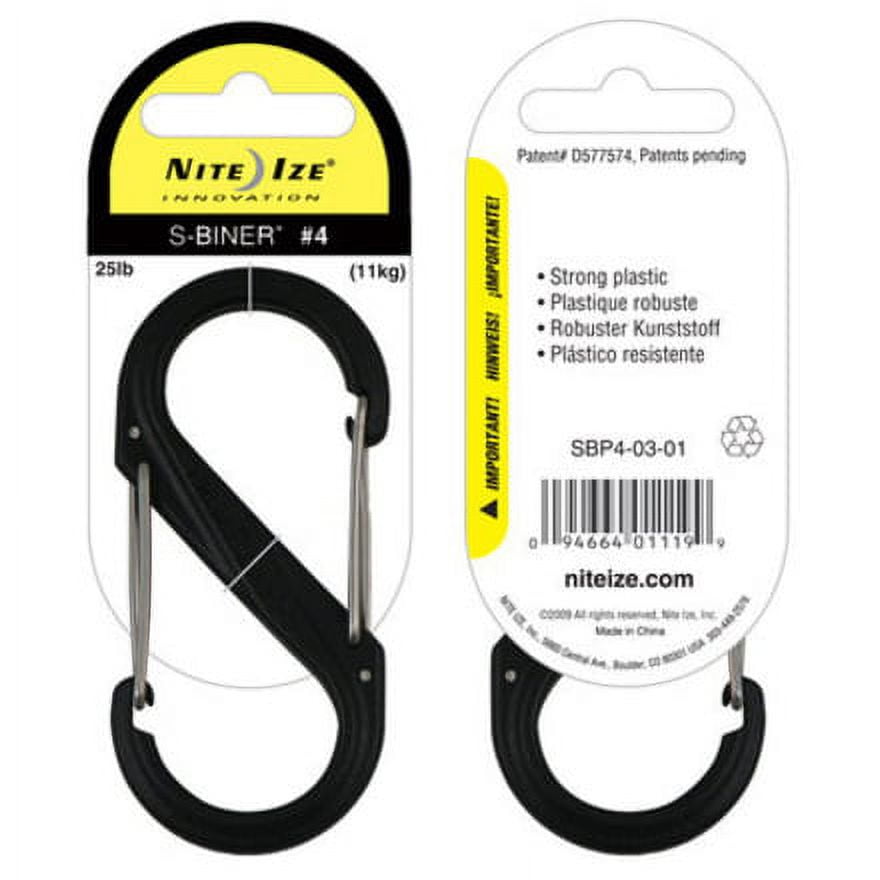 S-Biner SBP40301 Plastic Carabiner Clip - Walmart.com