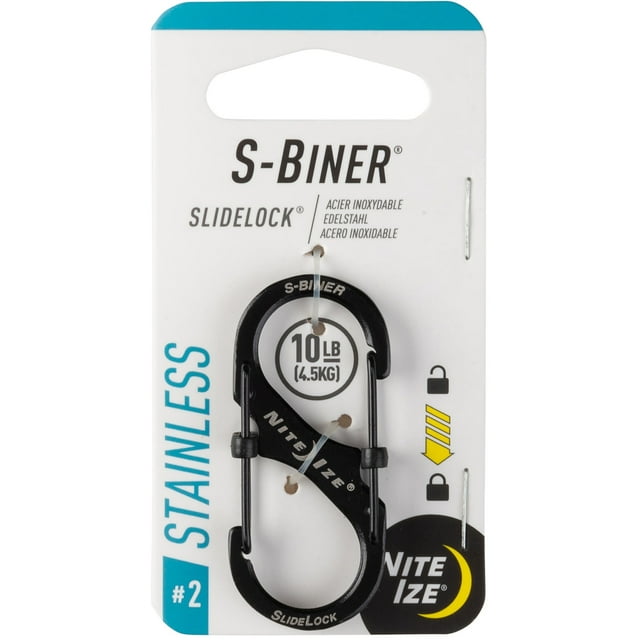 S-Biner SlideLock No2 Black - Walmart.com