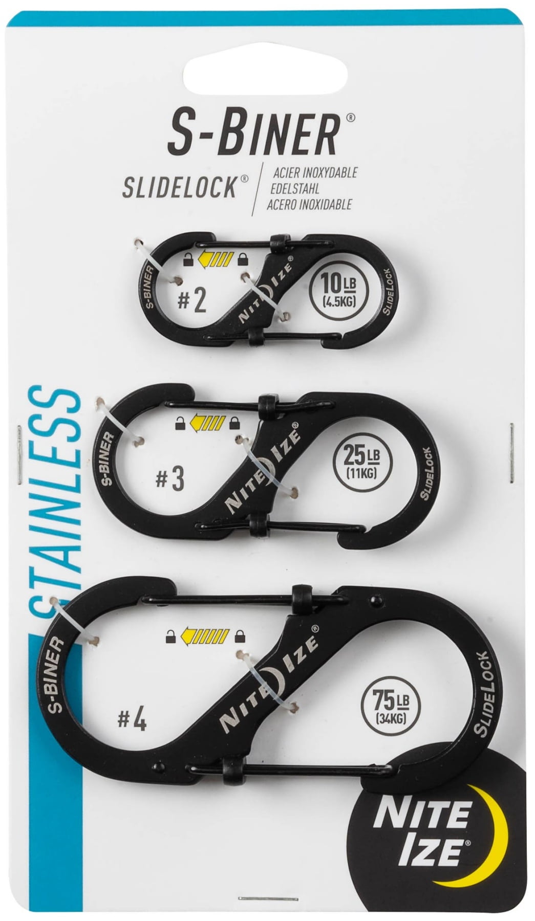 S-Biner Slidelock 3 Pack - Walmart.com