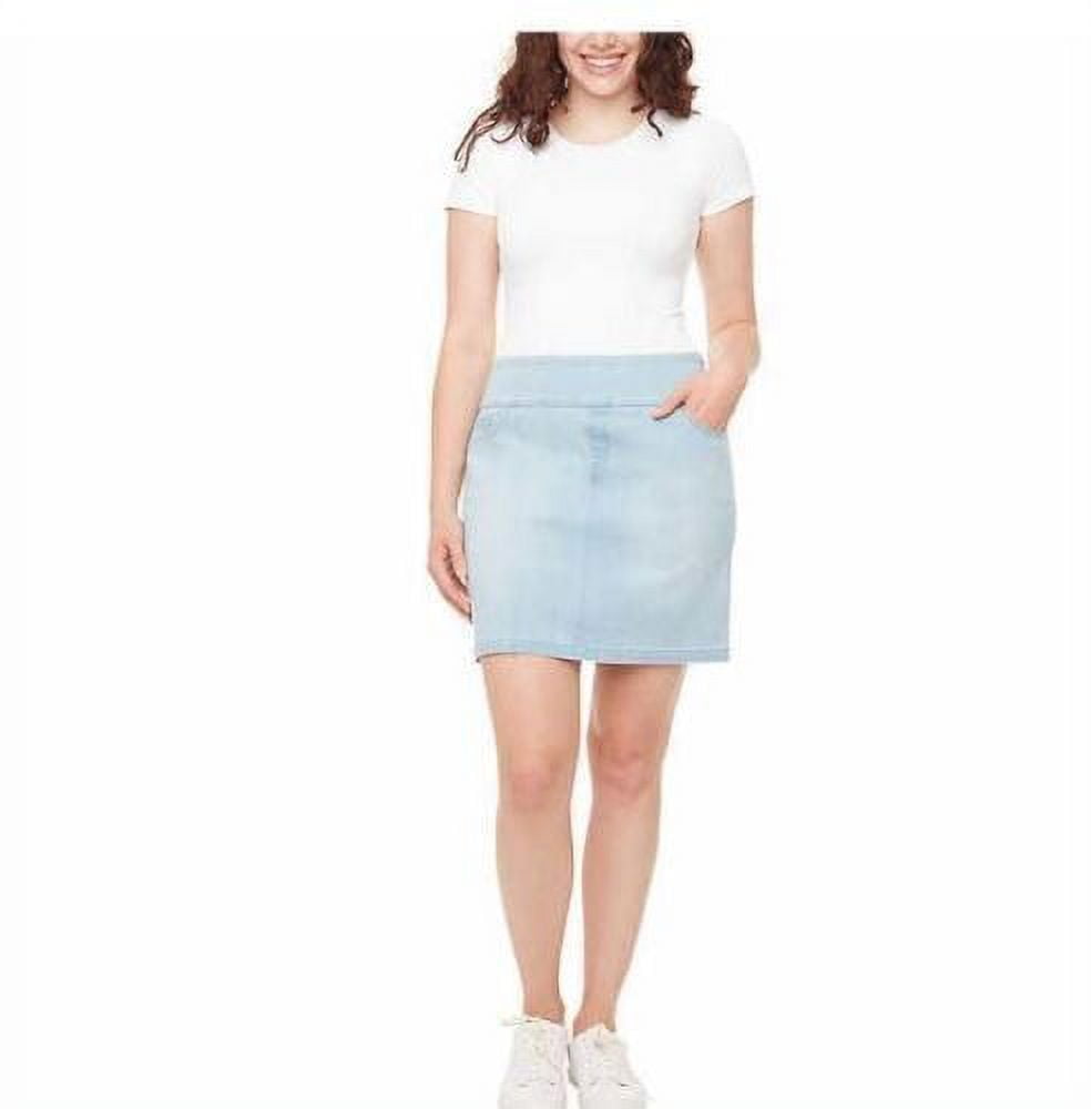 S.C. & CO. Ladies' Jean Clothing - Light Denim Skort (Large) - Walmart.com