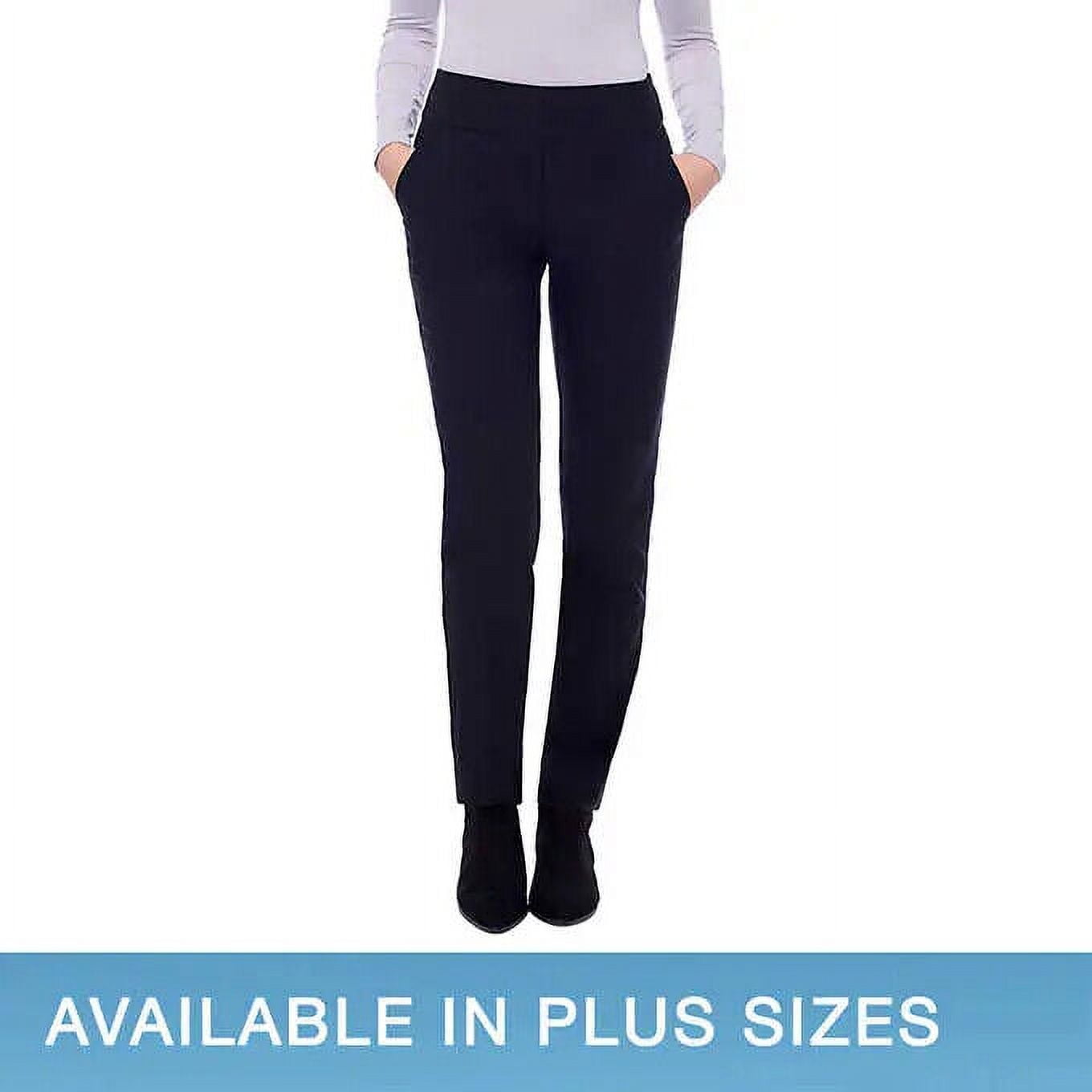 S.C. & CO. Ladies Pull on Pants, (Black, M) - Walmart.com