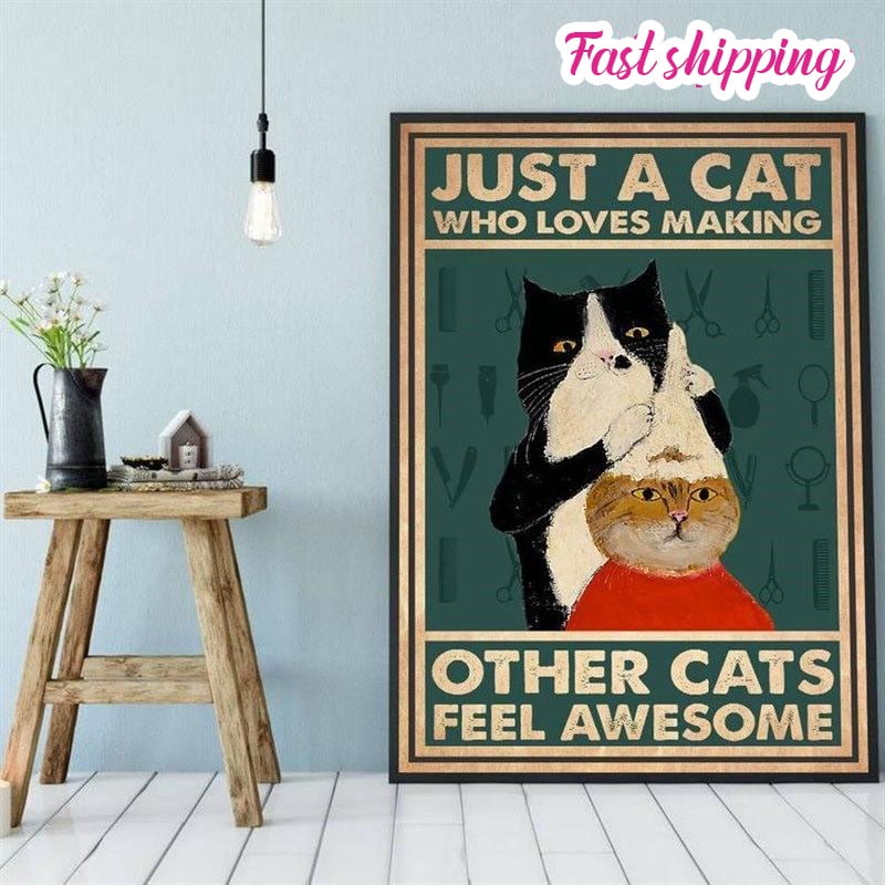 S Cat Lovers Just A Cat Who Loves Making Other Cats Feel Awesome ...