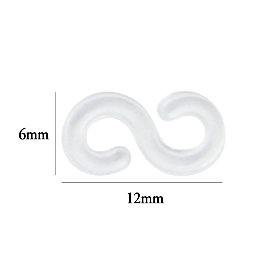 S Clip 300 Pcs for Loom Rubber Band for DIY Bracelet Making Refill Kit ...