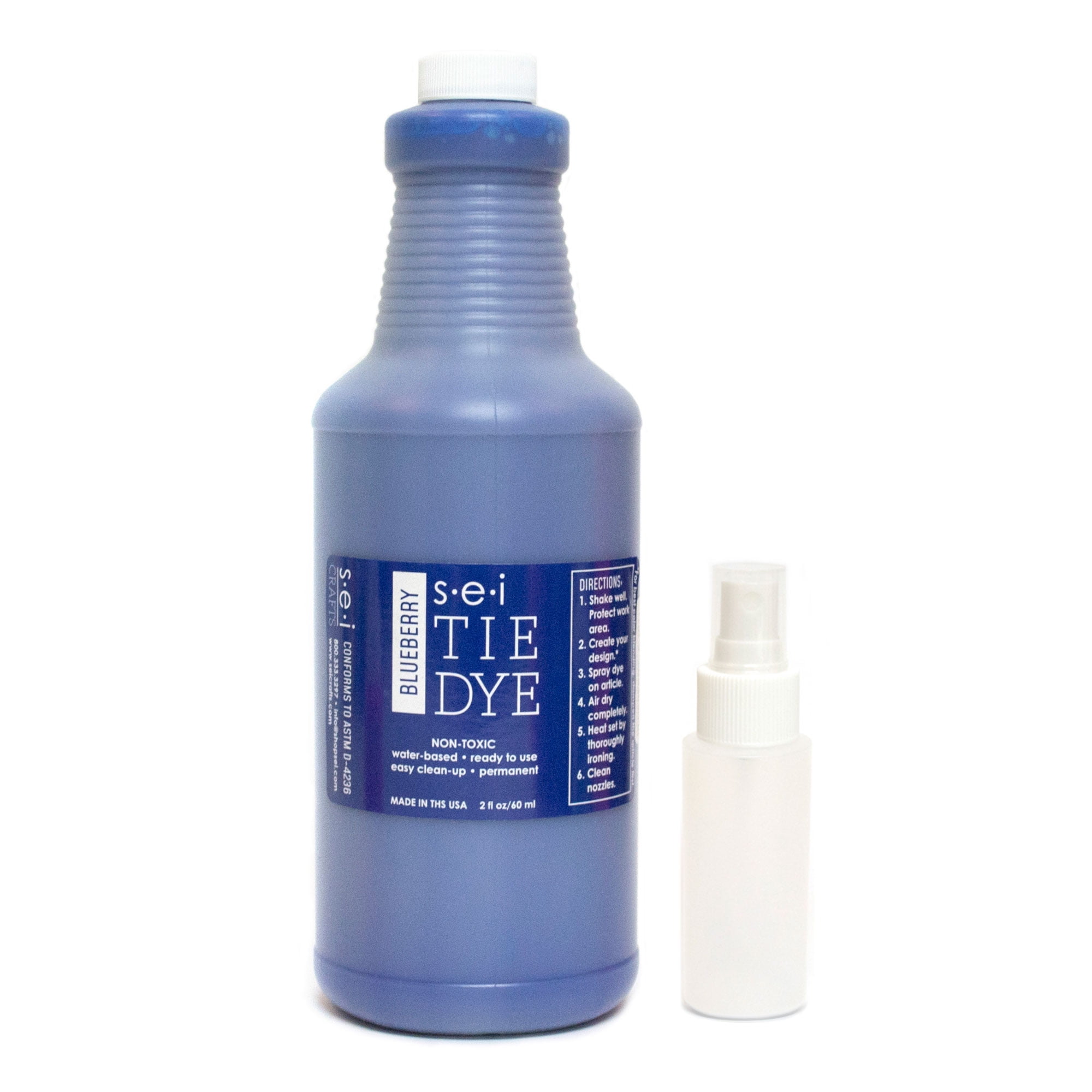 S•e•i Blueberry Tie Dye Fabric Dye, 1 Quart, Pre-mixed, Easy to Use ...