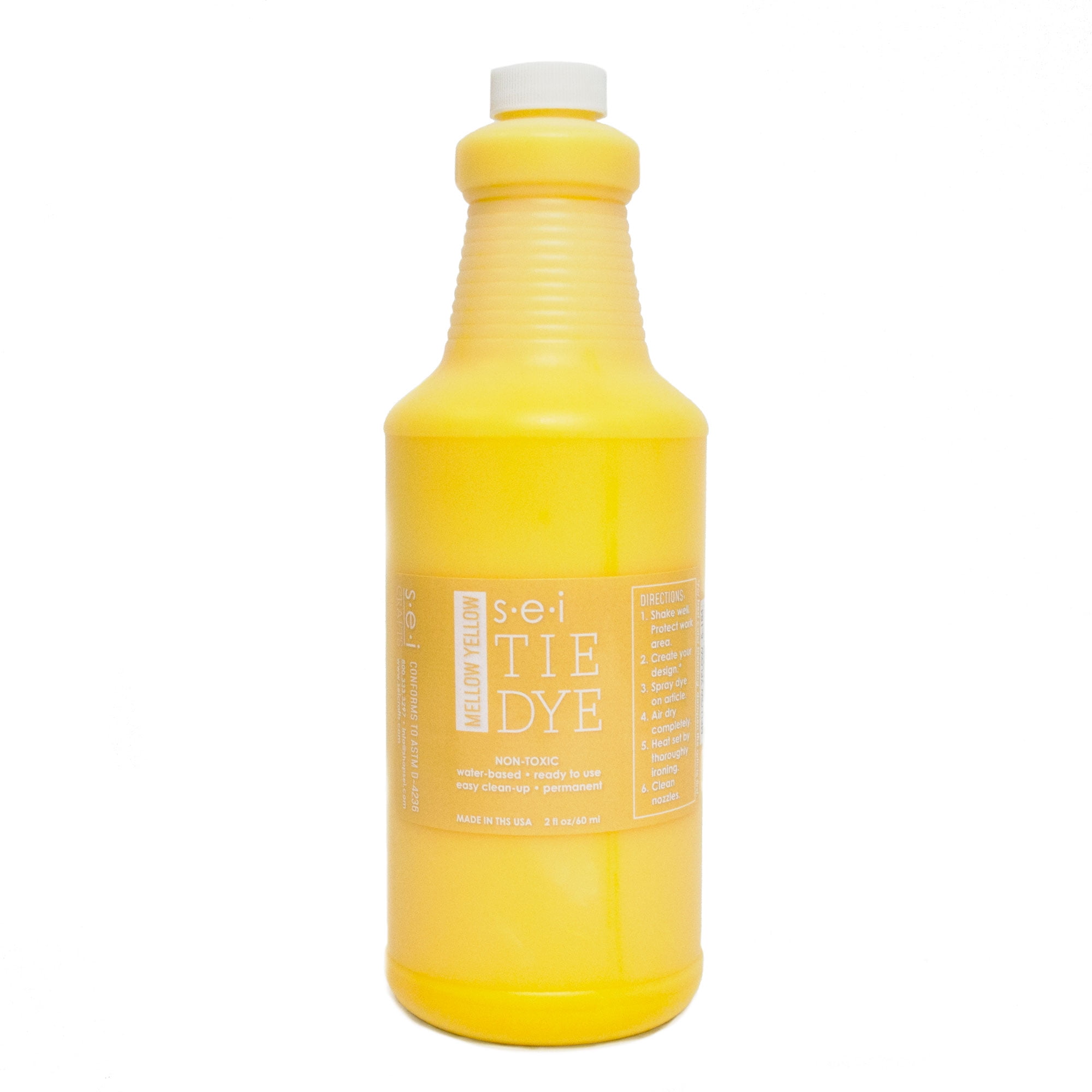 S·E·I Mellow Yellow Tie Dye, Fabric Dye, 1-Quart-32 Ounces - Walmart.com