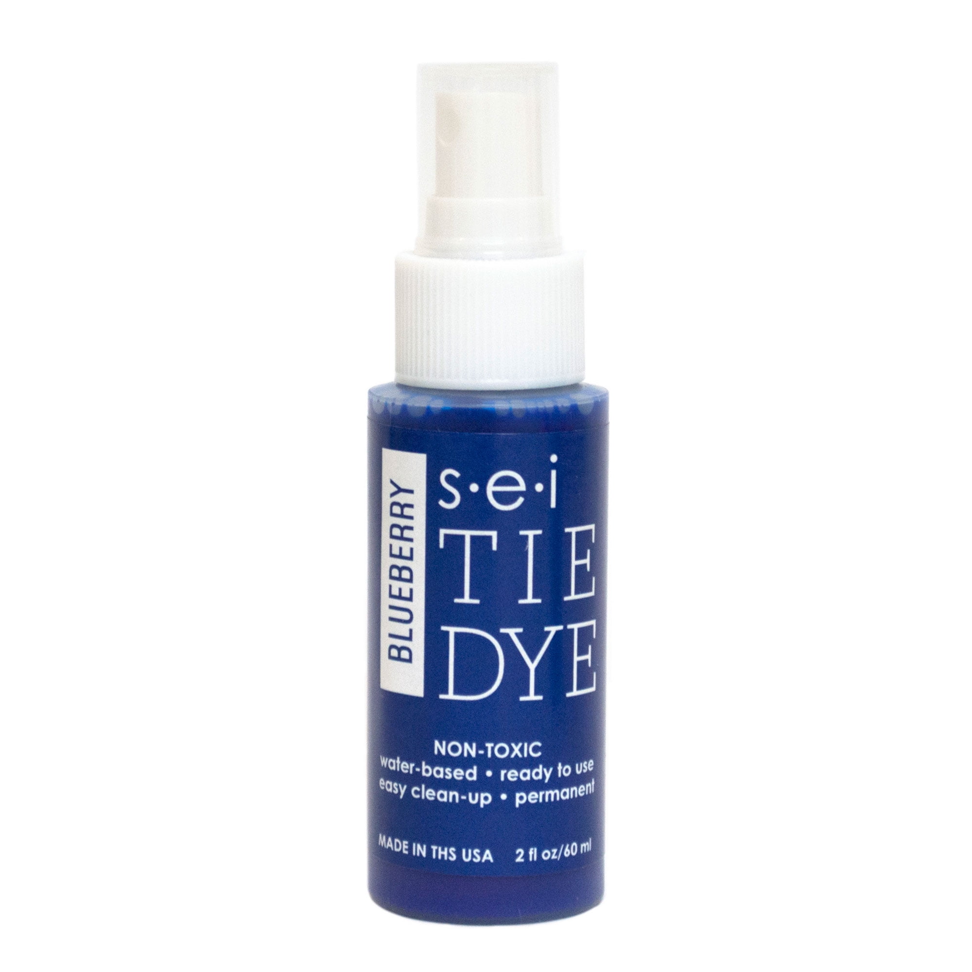 S.E.I. Tie Dye Blueberry Spray Bottle, 2- Ounce, Fabric Spray Dye ...