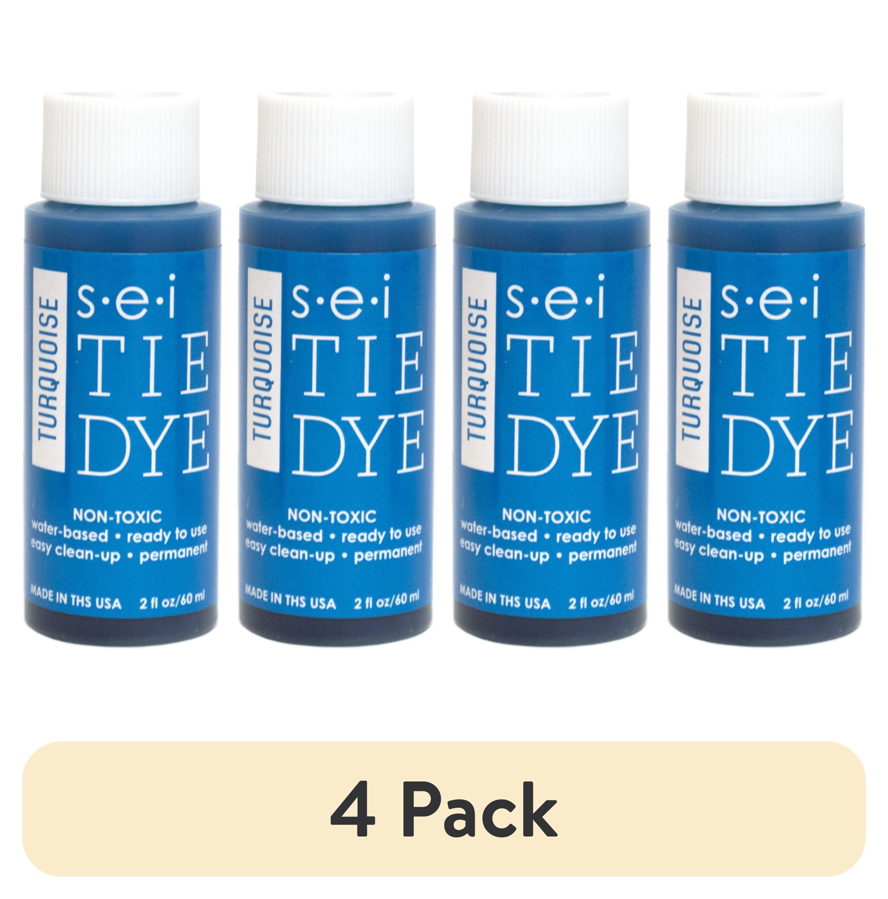 (4 pack) S.E.I. Tie Dye Turquoise Spray Bottle, 2- Ounce, Fabric Spray ...