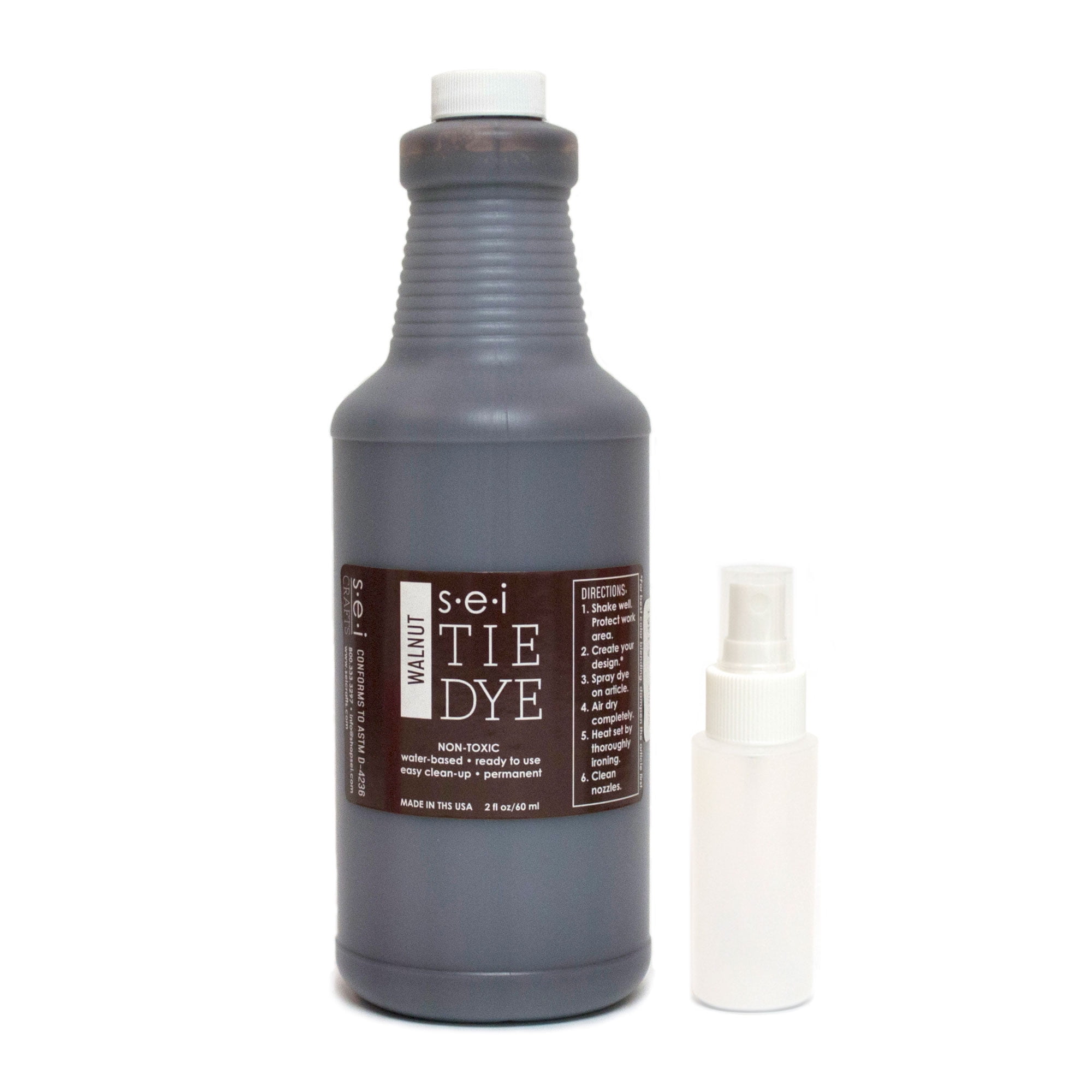 S·E·I Walnut Tie Dye, Fabric Dye, 1-Quart-32 Ounces - Walmart.com