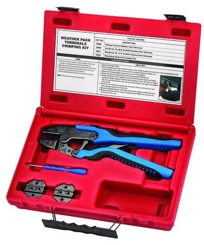 S & G Tool Aid 18850 Weather Pack Terminals Crimping Kit - Walmart.com
