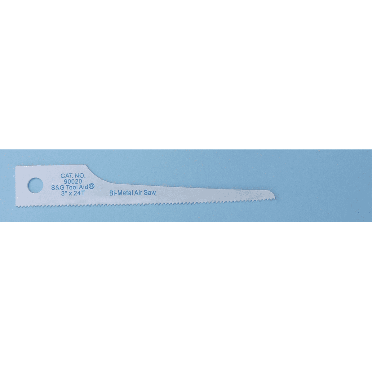 S&G Tool Aid 90020 - Reciprocating Air Saw Blades, 3" Scroll x 24 TPI ...