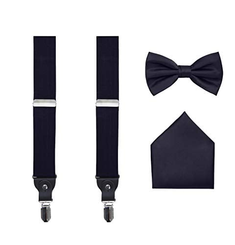 S.H. Churchill & Co. Men's 3 Piece Suspender Set - Includes Suspenders ...