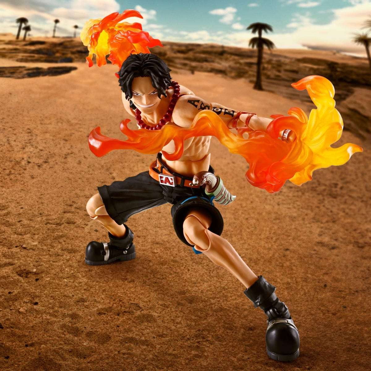TAMASHII NATIONS S.H. Figuarts Portgas.D.Ace Action Figure, Fire Fist ...