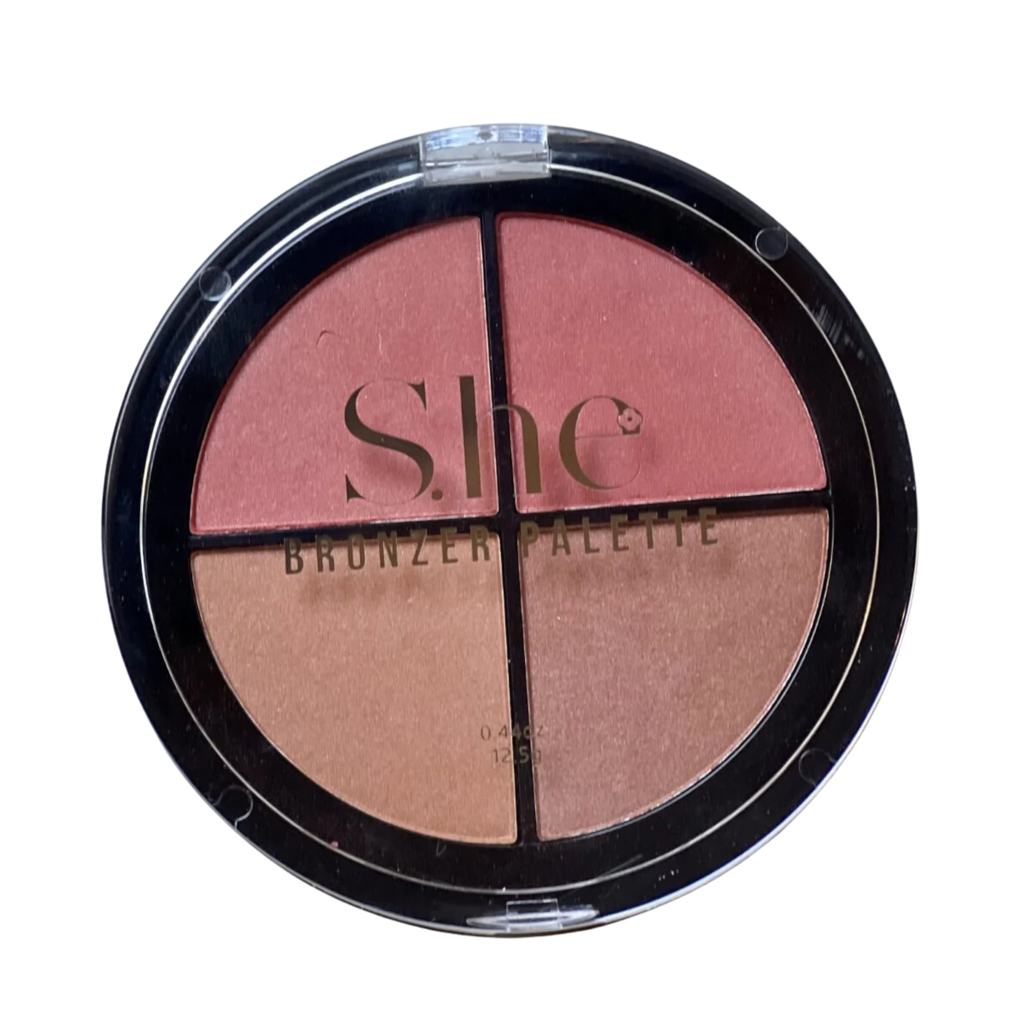 S.HE Bronzer Palette, 4 Shades Each, Pack of 2 Palettes per Pack ...