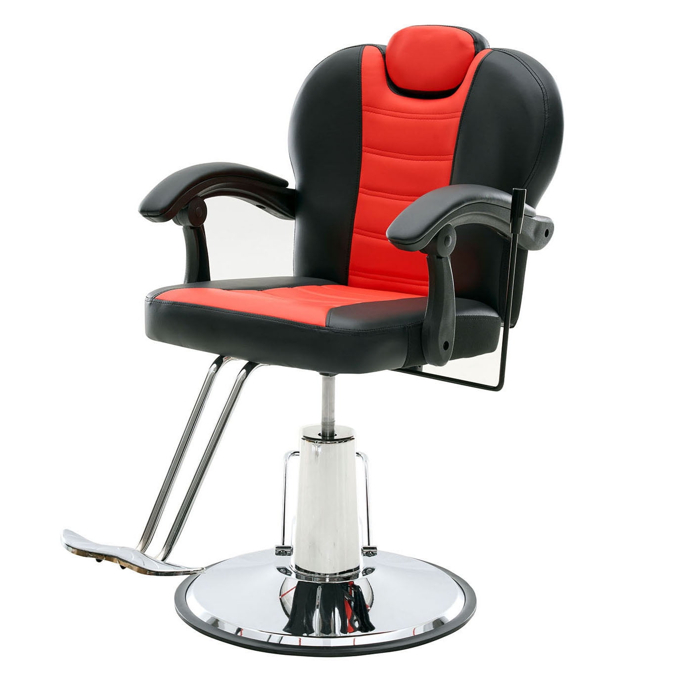 S-HOME Heavy Duty Reclining Barber Chair In Upgrade With Hydraulic Pump ...