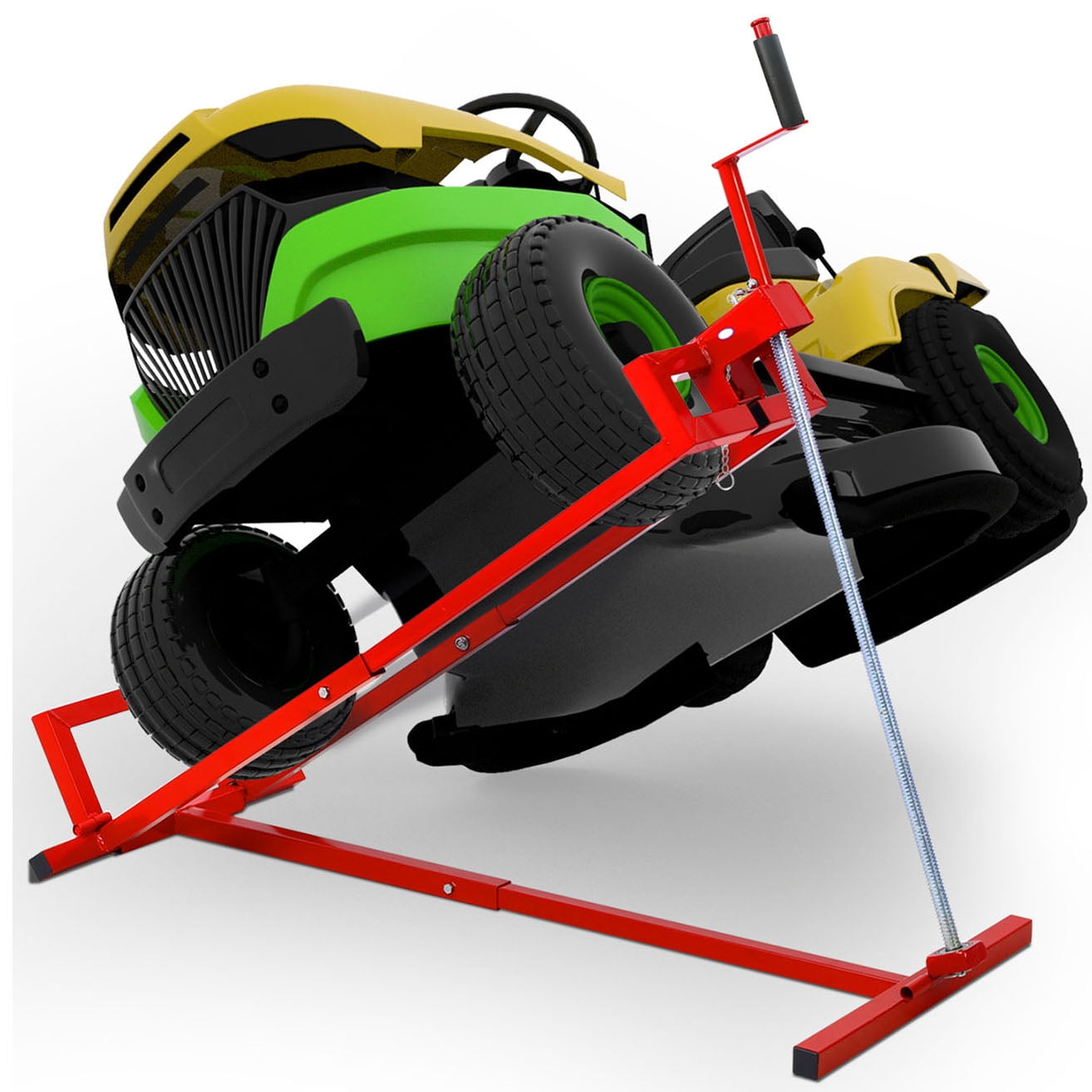 S-HOME Heavy Duty Steel Lawn Mower Lift Jack, 880 Lbs Capacity ...