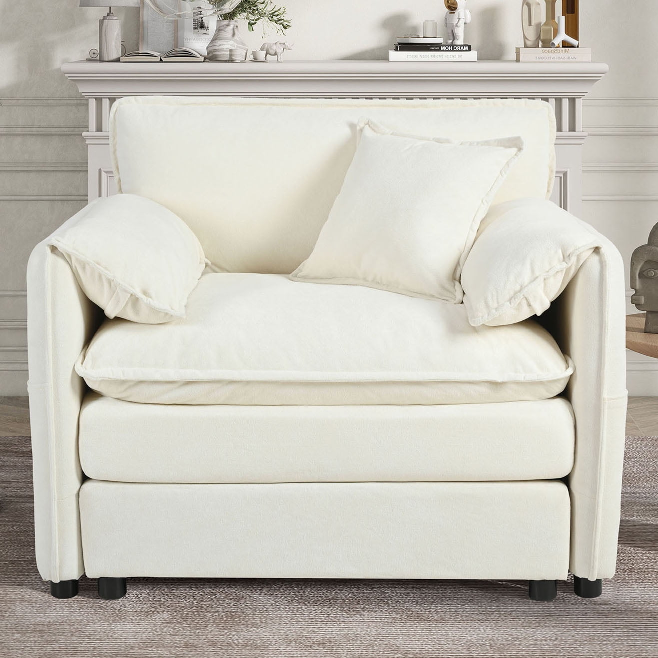 S-HOME Oversized 41.73 Inch Sofa Chair , Modular Design for Living Room ...