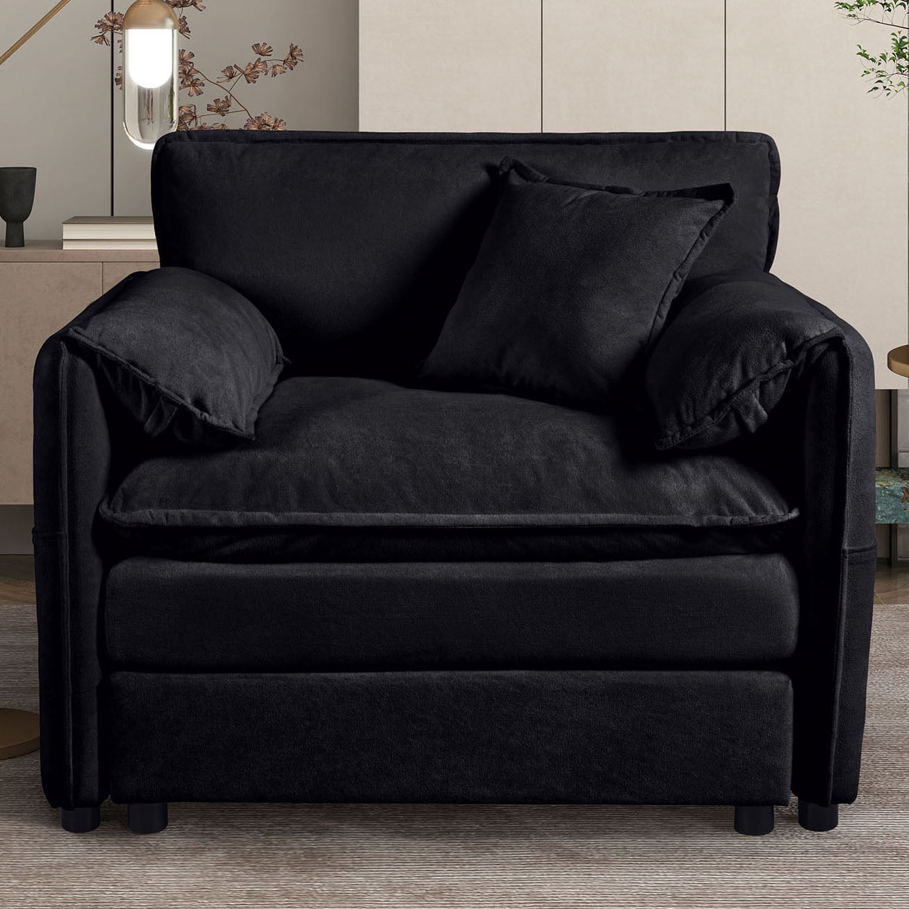 S-HOME Oversized 41.73 Inch Sofa Chair , Modular Design for Living Room ...