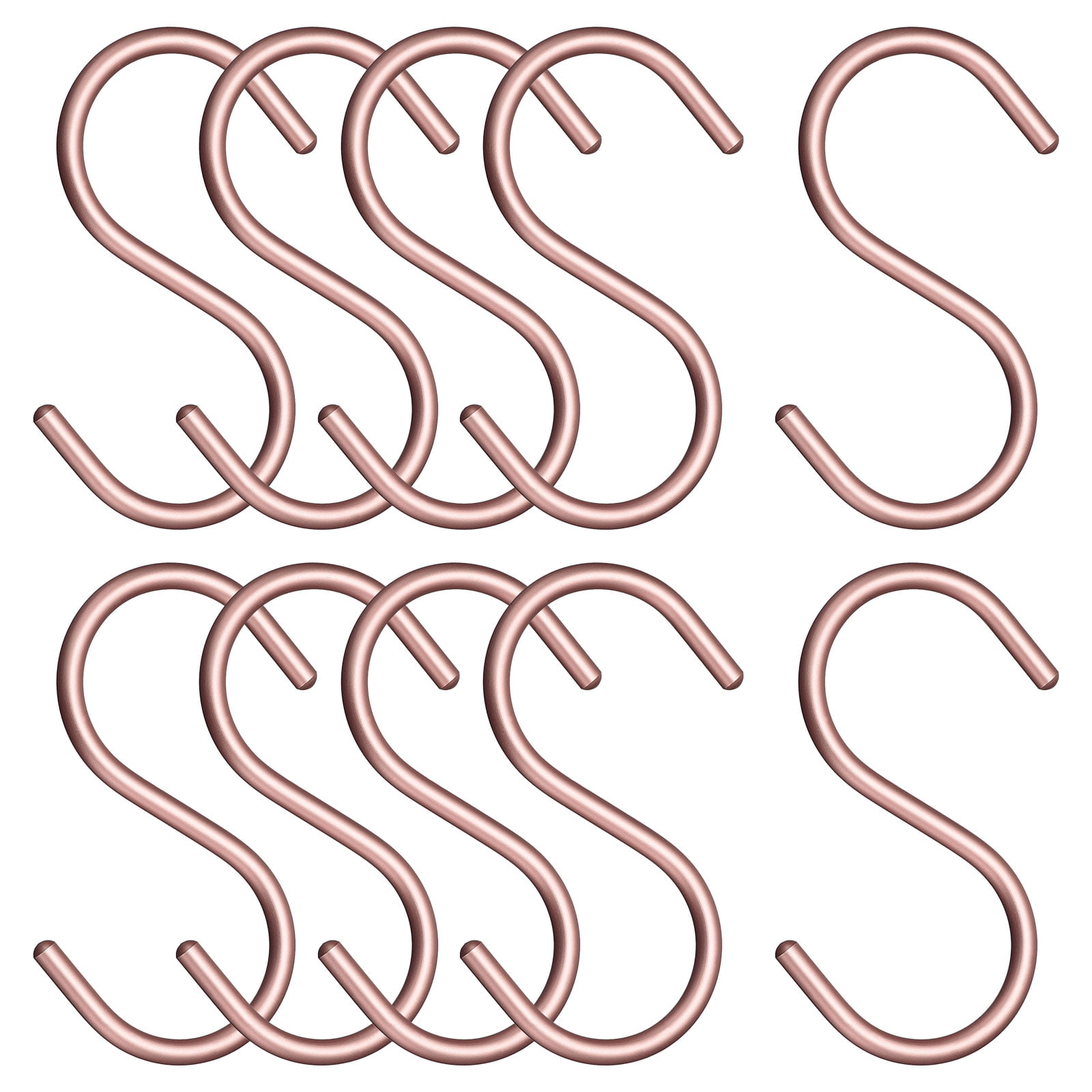 S Hook, 10 Pack 3.5'' - Aluminum Alloy S-Shaped Hanger Hook, S Hooks ...