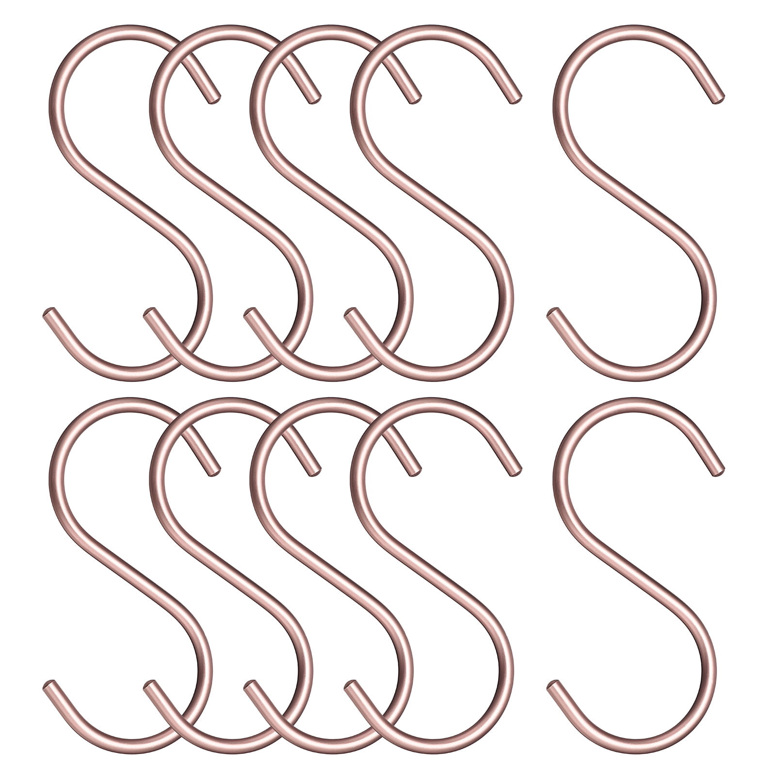 S Hook, 10 Pack 4.3'' - Aluminum Alloy S-Shaped Hanger Hook, S Hooks ...