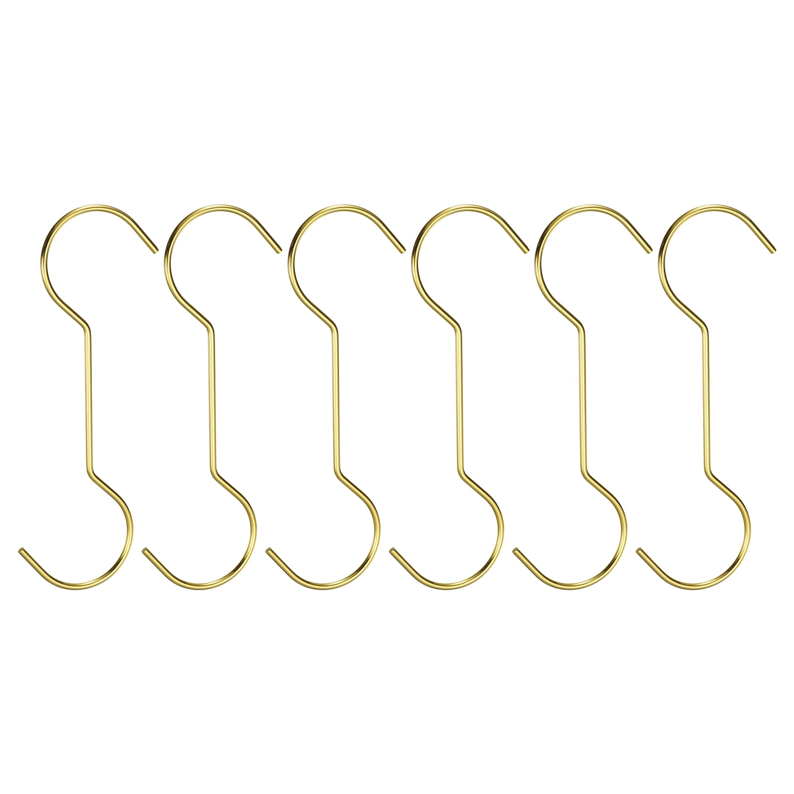 S Hooks, 6 Pack 200mm - Stainless Steel Large Size Hooks, Double Round ...