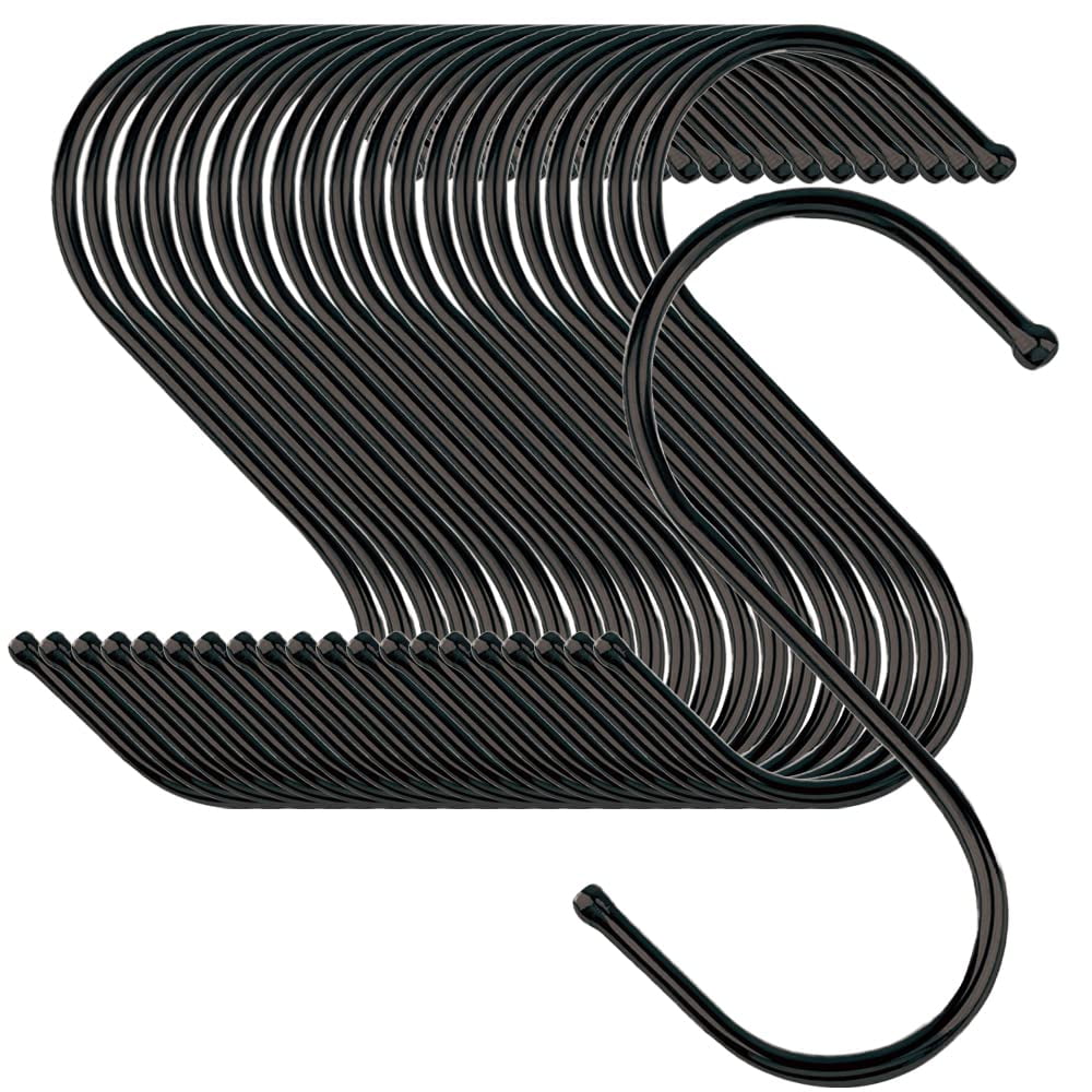 S Hooks for Hanging, 20 Pack S Shaped Hooks for Hanging Plants ...