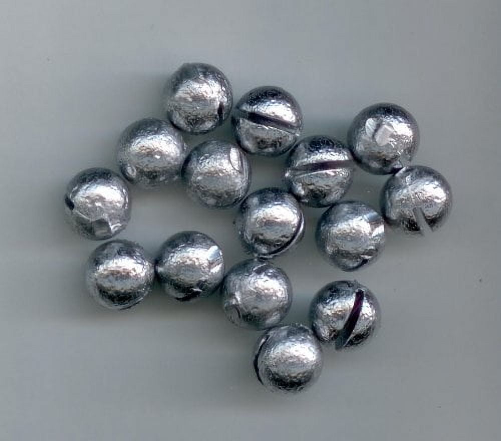 S & J's TACKLE BOX 1/4oz Hand Poured Round Split Shots, 100 PER Pack ...