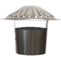 S & K Galvanized Steel 4 In. x 6-3/4 In. Vent Pipe Cap D-284 - Walmart.com