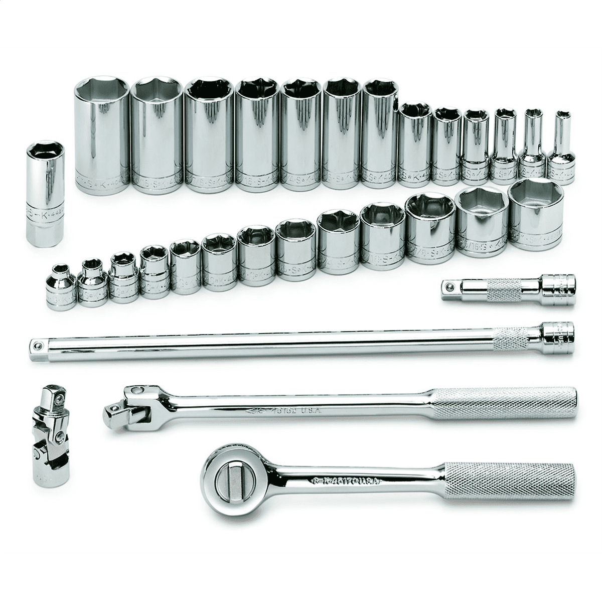 S K Hand Tools Set Skt 3/8Dr 6Pt Fr32Pc - Walmart.com