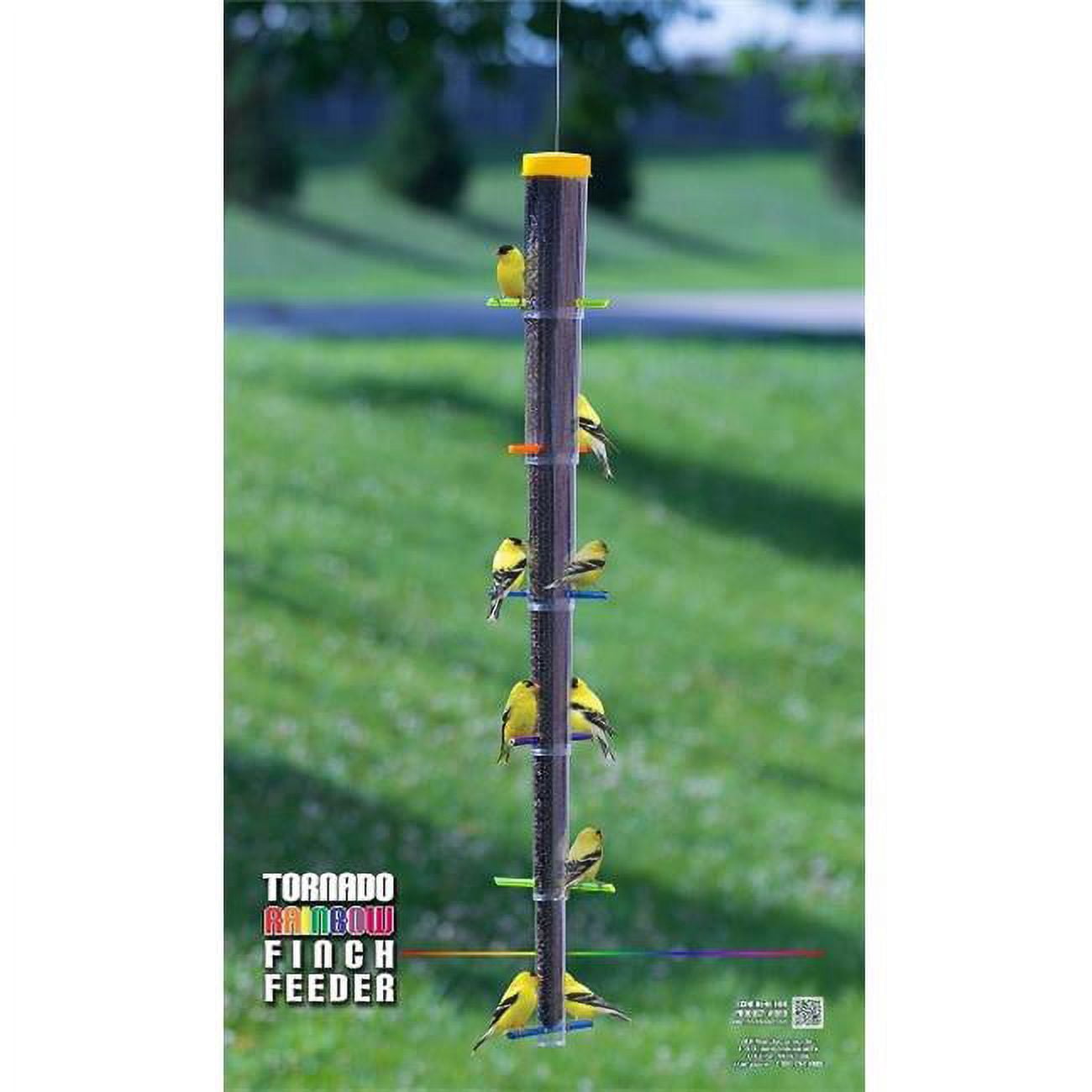 S&K Manufacturing Outdoor Wild Tornado Rainbow Finch Bird Feeder ...