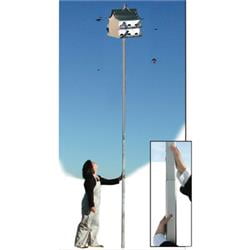 S&K Birding Telescoping Aluminum Tri-Pole with Ground Socket, 15 ...