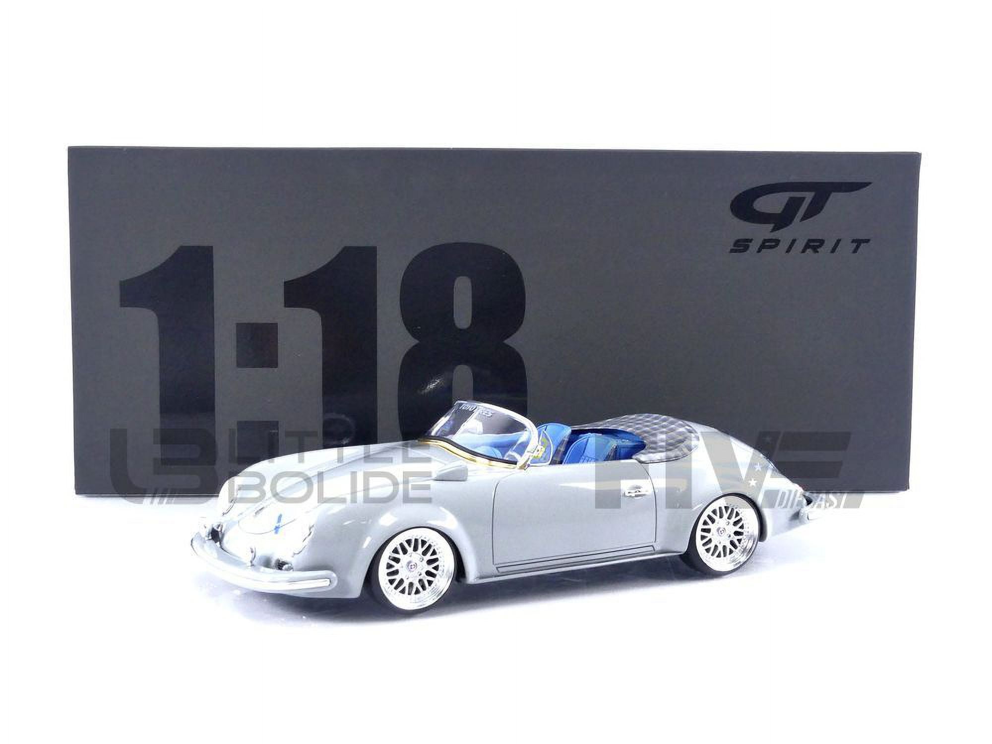 S-Klub Outlawd Speedster Nardo Gray with Blue Interior 1/18 Model Car by GT Spirit - Walmart.com