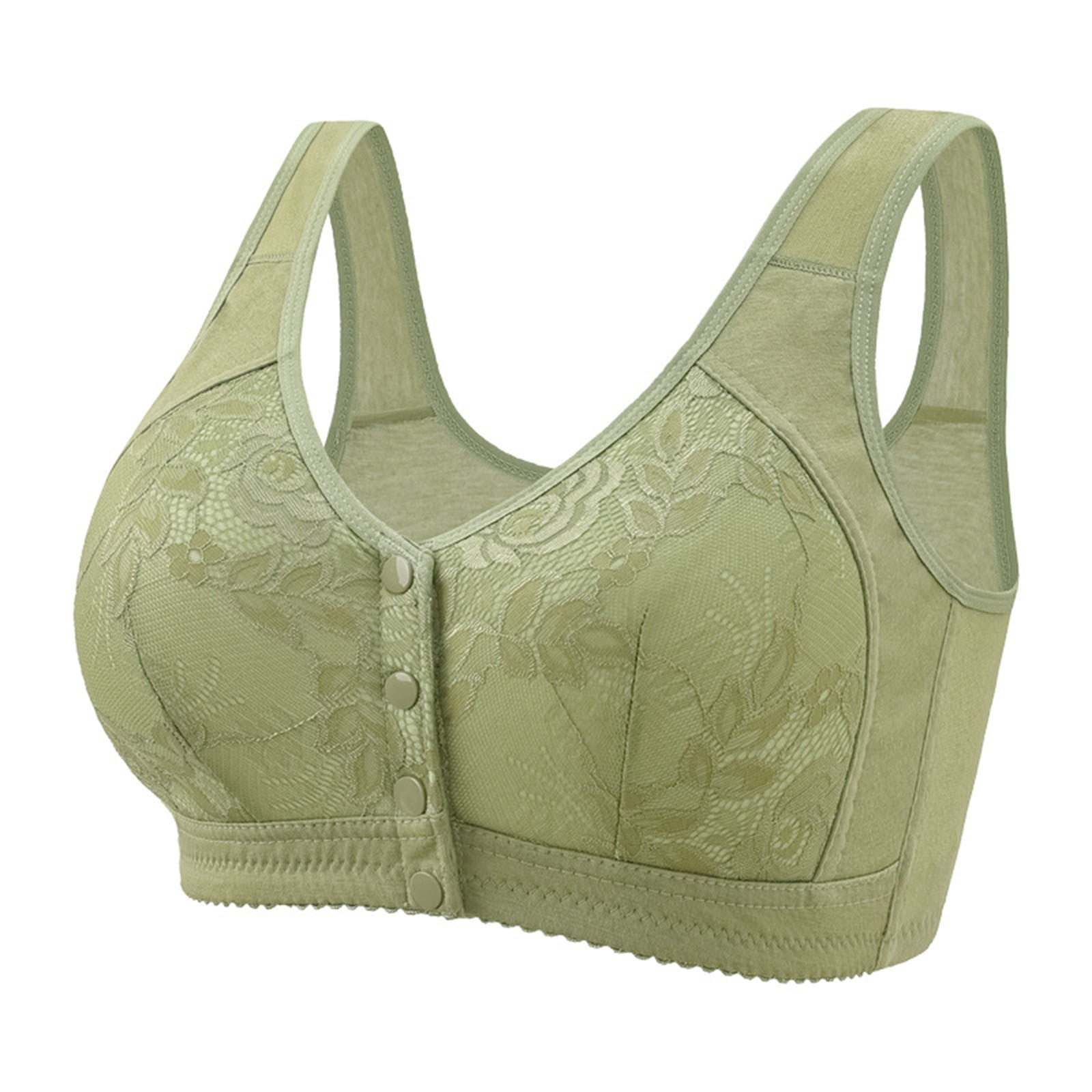 S LUKKC LUKKC Front Button Bras for Women Plus Size Front Closure Bras ...