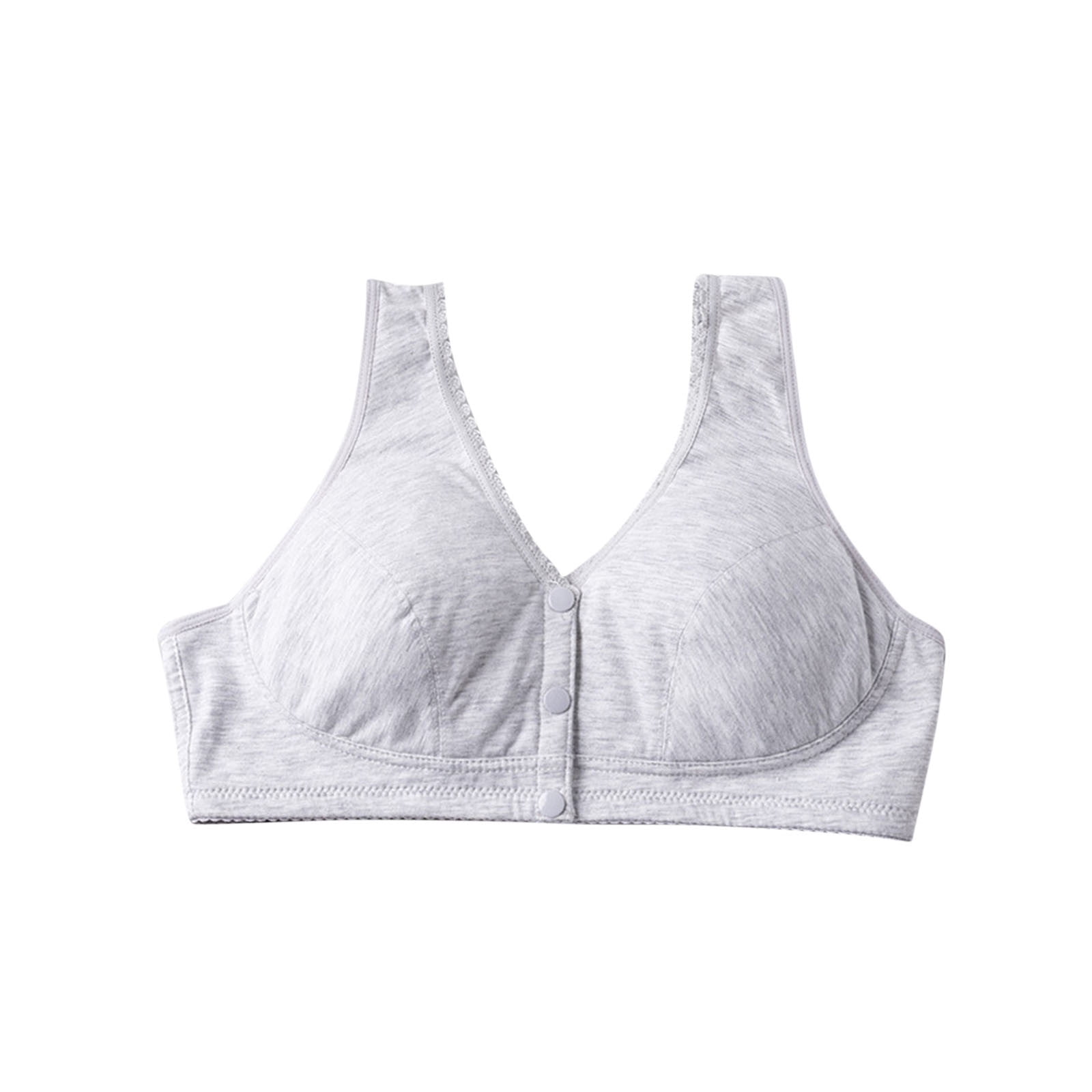 S LUKKC LUKKC Front Closure Bras for Women Plus Size Front Button Bras ...