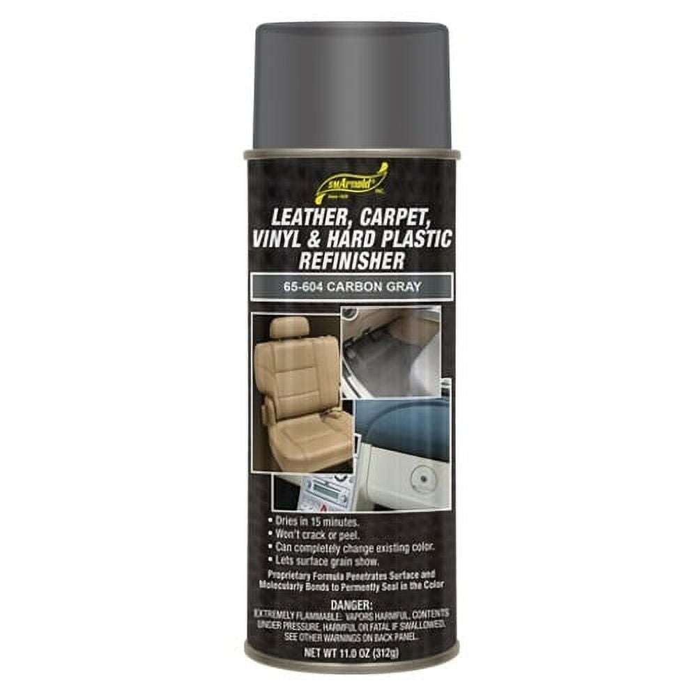 S.M. Arnold Leather, Vinyl and Hard Plastic Refinisher, Carbon Gray, 11 ...