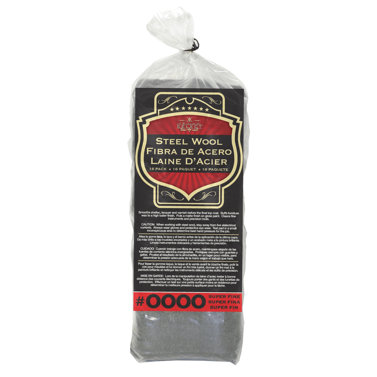 S.M. Arnold STEEL WOOL 0000 GRADE 16PK - Walmart Business Supplies