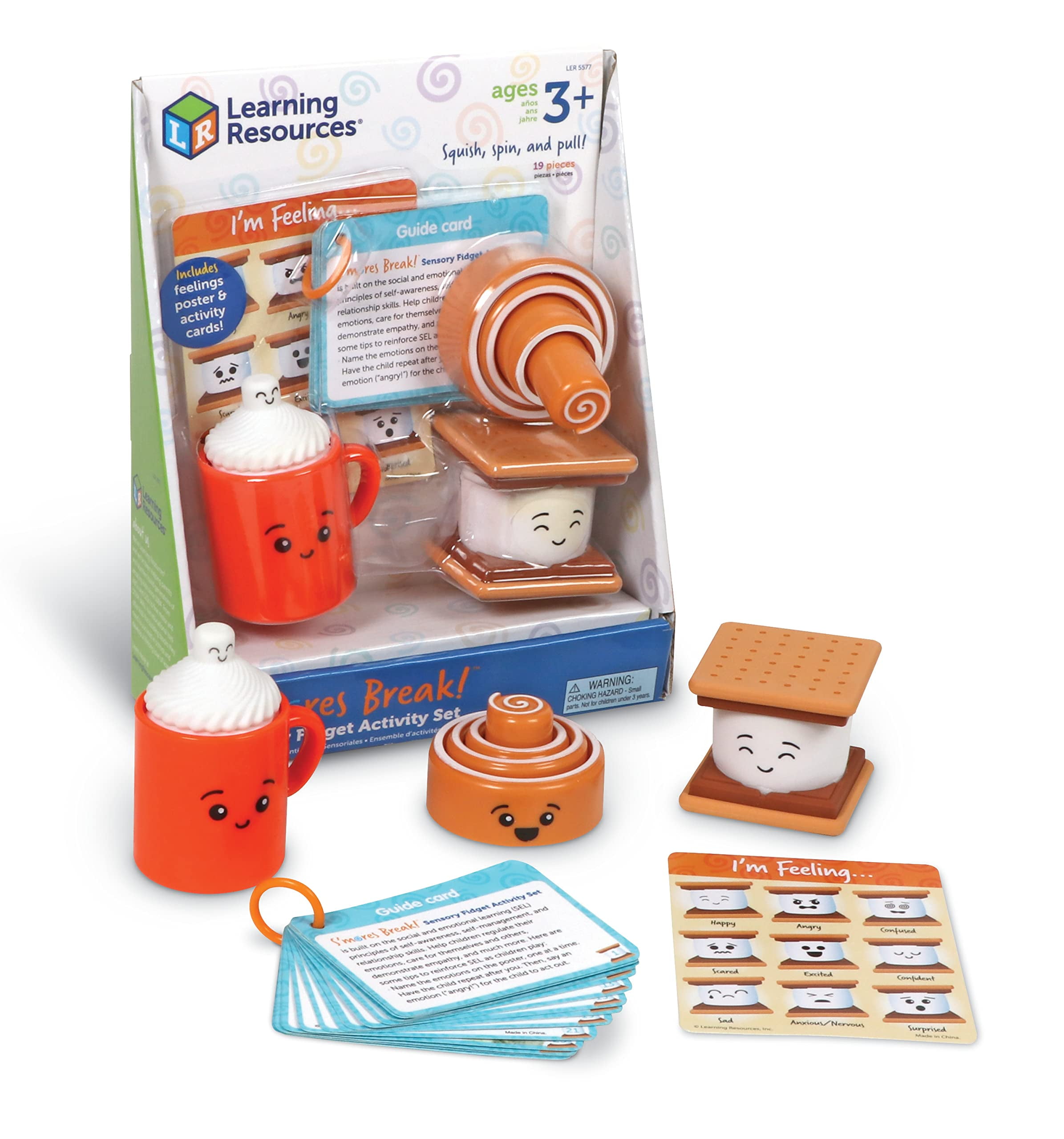 S’Mores Break! Sensory Fidget Activity Set, 19 Pieces Ages 3+, Sensory ...