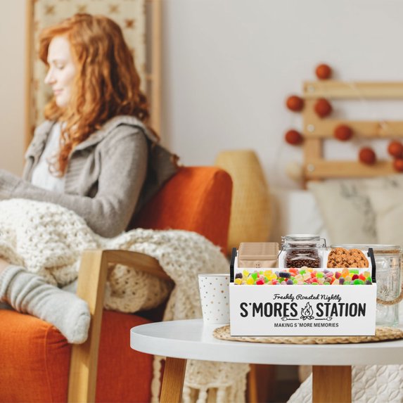 S'Mores Station, Farmhouse S'mores Bar Holder, Smores Caddy, Smores ...