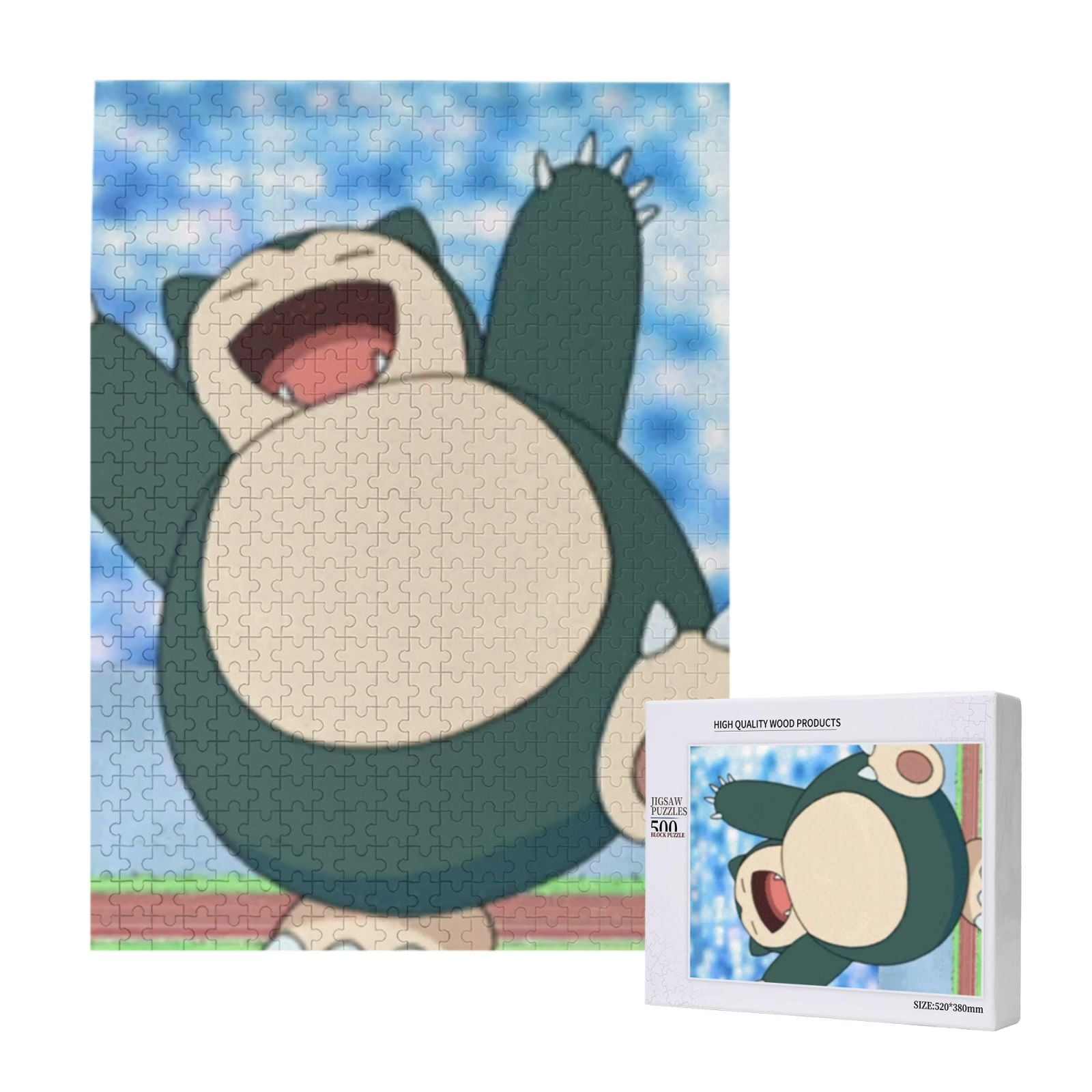 S-Norlax Anime Puzzles Boys Girls Teens 300/500/1000 Piece Wooden ...