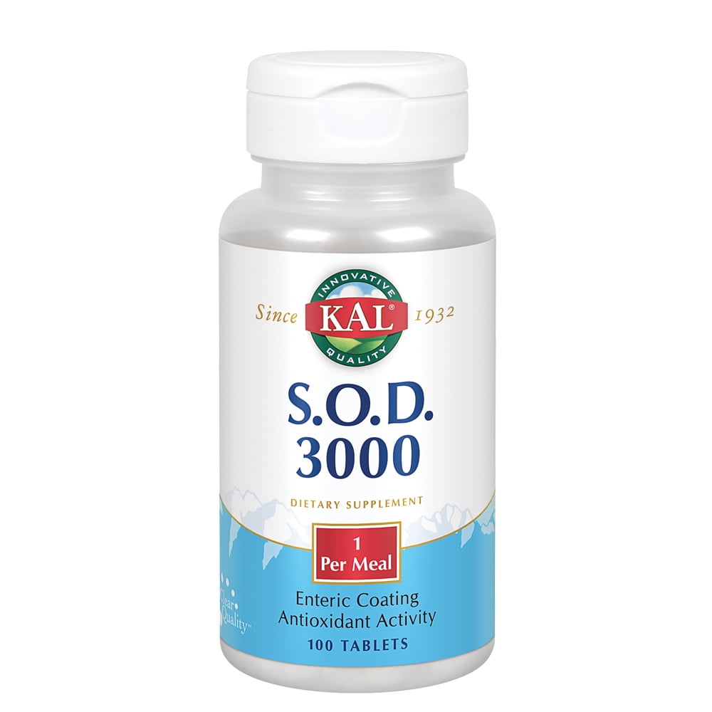 S.O.D. 3000 Antioxidant Tablets | Enteric Coated for Maximum ...