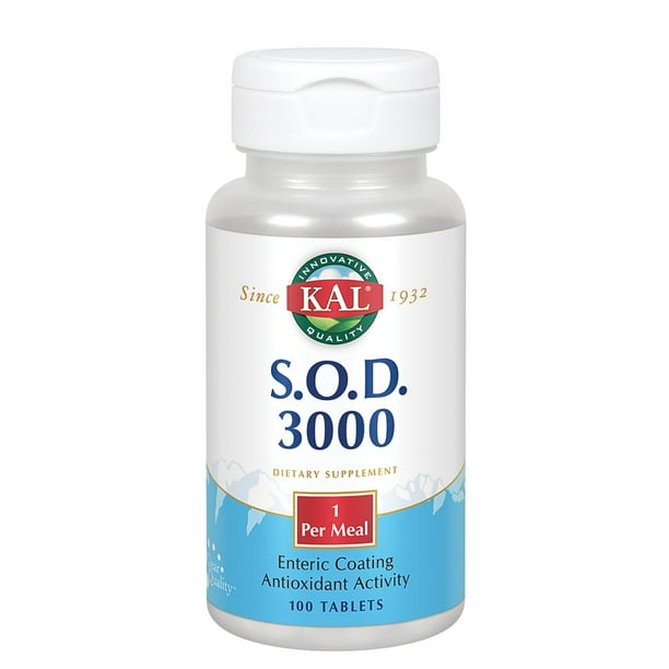 S.O.D. 3000 | Superoxide Dismutase and Catalase | Antioxidant Activity ...