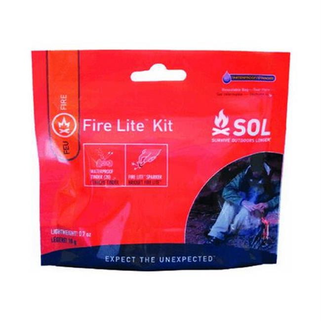 S.O.L. Survive Outdoors Longer Fire Lite Kit, Tinder (20-count) and ...