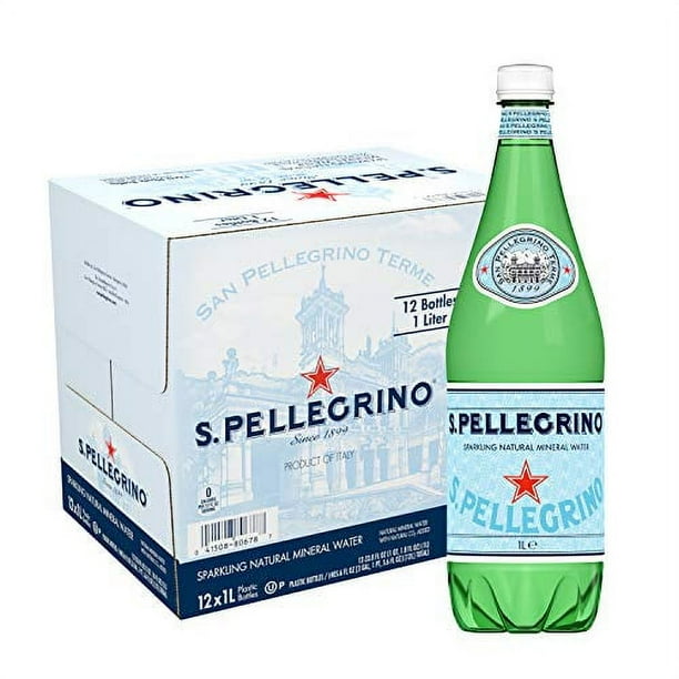 S.Pellegrino Sparkling Natural Mineral Water, 33.8 Fl Oz. (12 Pack) - Walmart Business Supplies