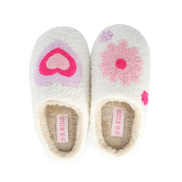 S+R Girls Icon Slide On Slippers - Walmart.com