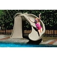 S.R. Smith Cyclone Inground Swimming Pool Slide for Kids, Right Curve ...
