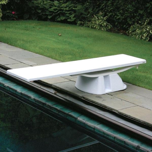 S.R. Smith Frontier III 8' Complete Diving Board Salt Pool Jump System ...