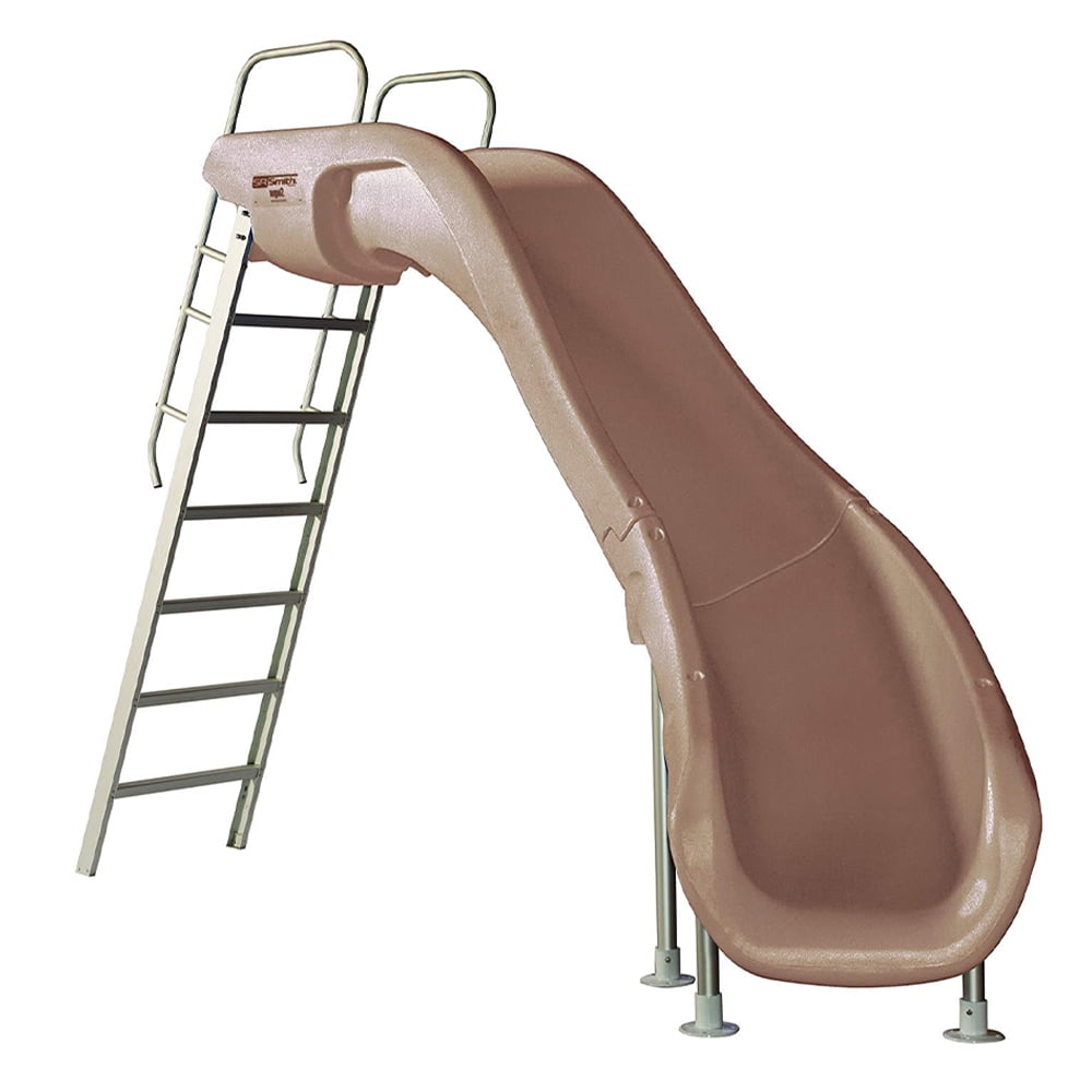 S.R. Smith Rogue2 Taupe Swimming Pool Slide, Quick Assembly, Water ...