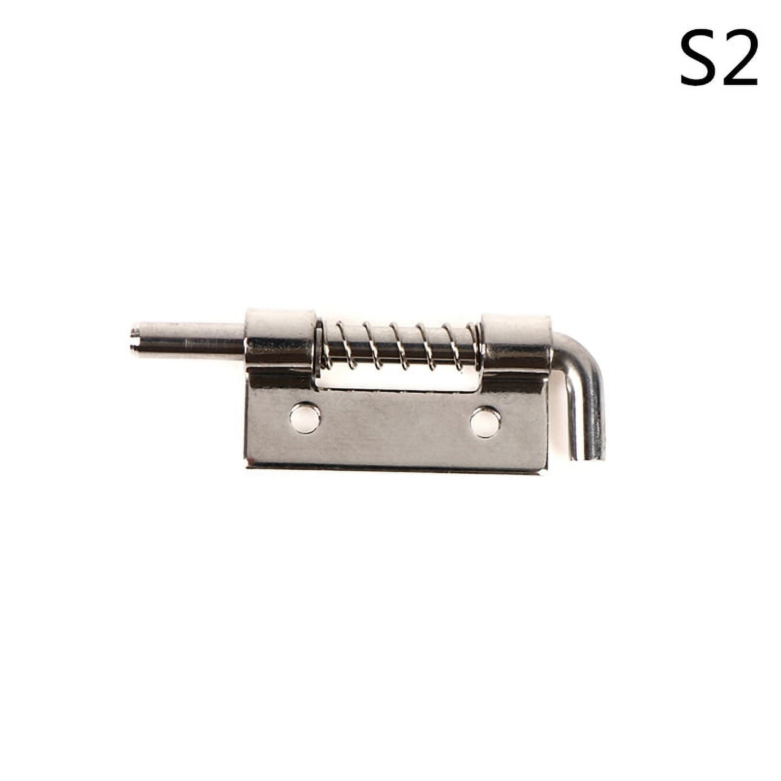 (S Right) 1pc 304 Stainless Steel Loaded Hinge Security Spring Bolt ...