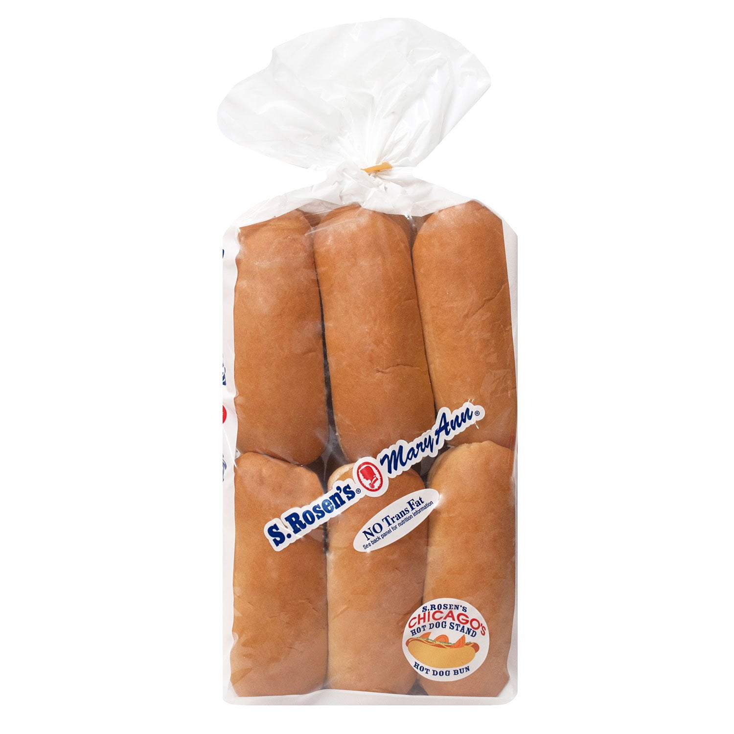 S. Rosen's Mary Ann Plain Hot Dog Buns 12 ct. - Walmart.com