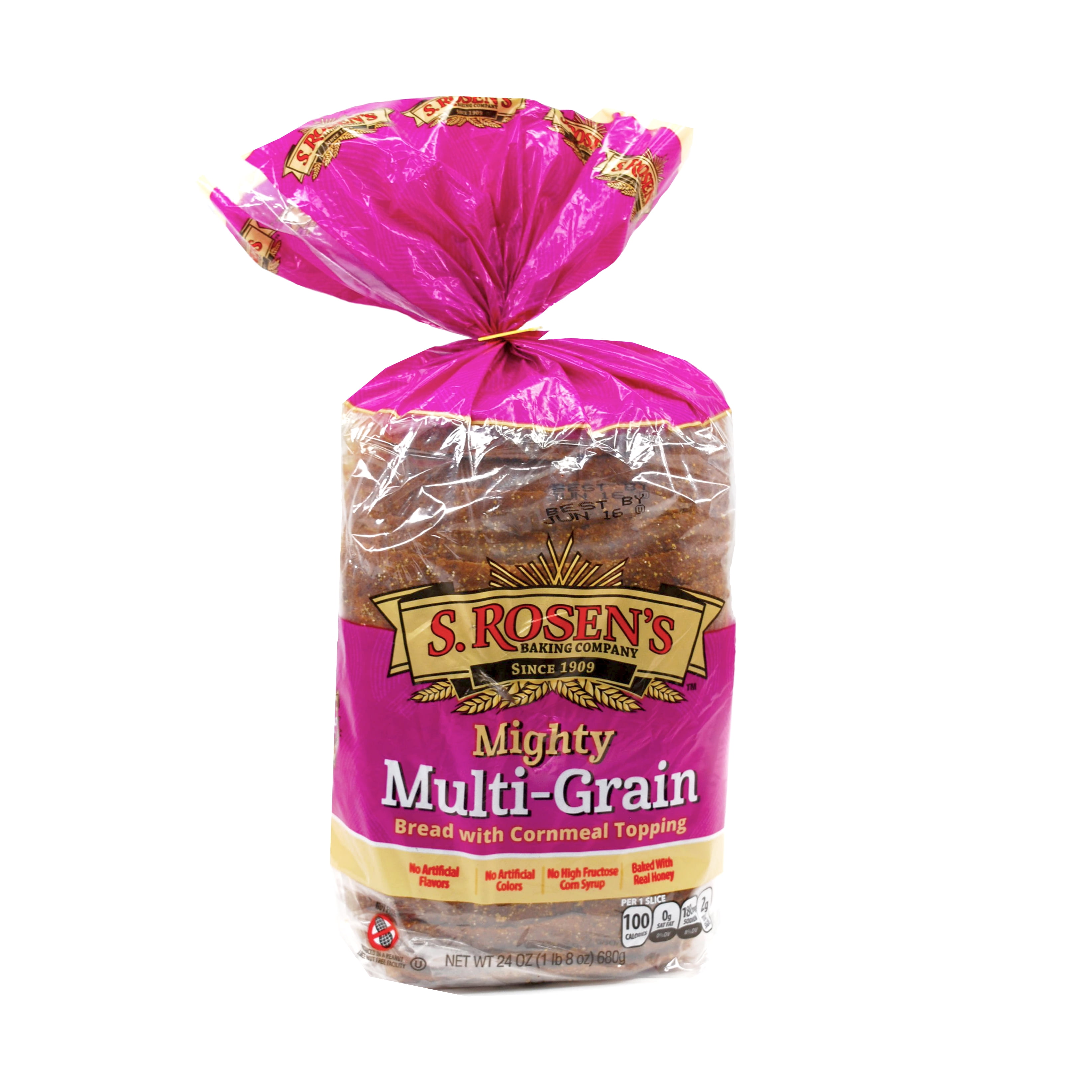 S. Rosen's Multi-Grain Bread Loaf, Fresh 24 oz. - Walmart.com